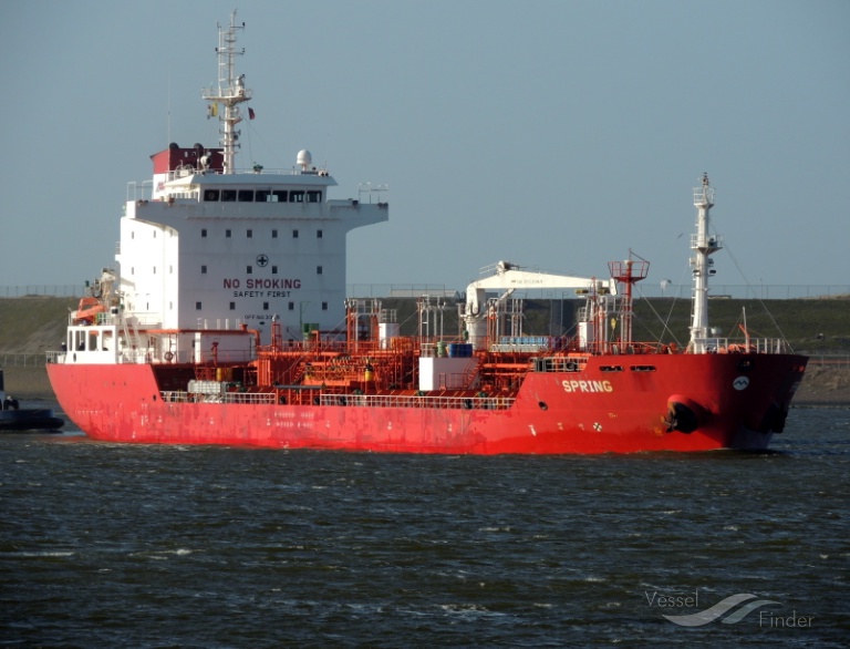 SPRING, Chemical/Oil Products Tanker - Dettagli della nave e posizione ...