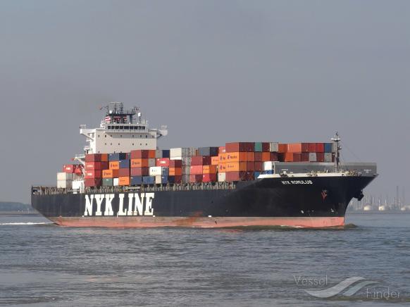 NYK ROMULUS, Container Ship - Details and current position - IMO ...