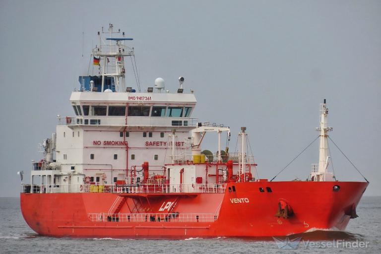 VENTO, LPG Tanker - Details and current position - IMO 9417361 ...