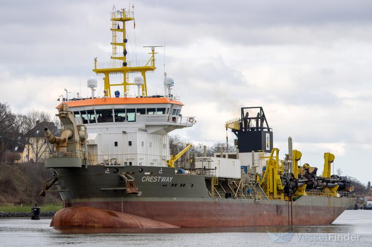 CRESTWAY, Hopper Dredger - Detalles del buque y posición actual - IMO ...