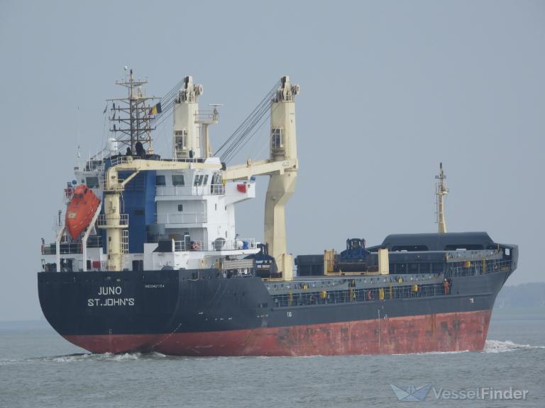 JUNO, General Cargo Ship - Details and current position - IMO 9421154 ...