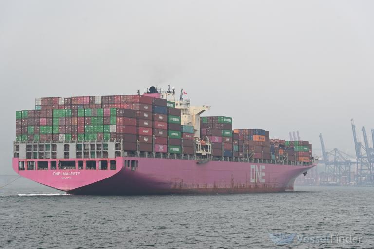 ONE MAJESTY, Container Ship - Details and current position - IMO ...