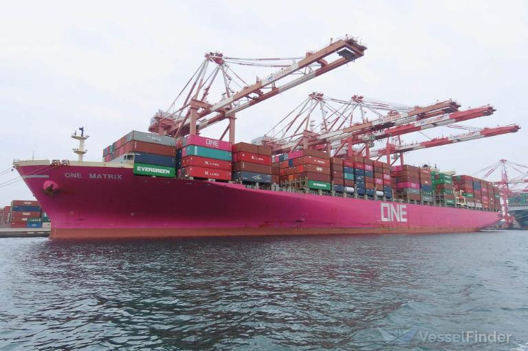 ONE MATRIX, Container Ship - Details and current position - IMO 9424924 ...