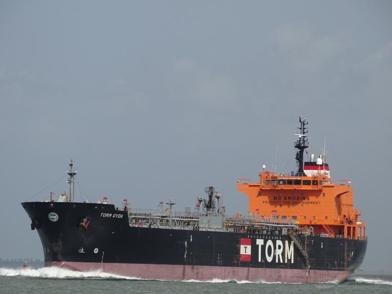 TORM GYDA, Chemical/Oil Products Tanker - Detalles del buque y posición ...