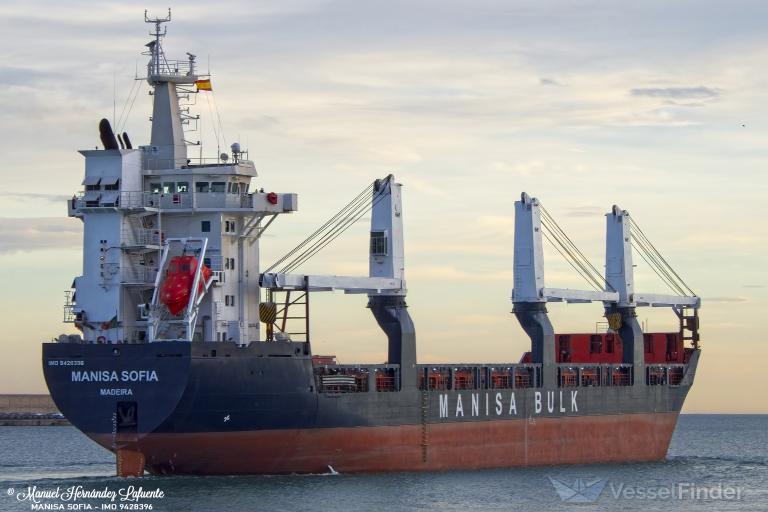 MANISA SOFIA, General Cargo Ship - Détails du bateau et situation actuelle - IMO 9428396 ...