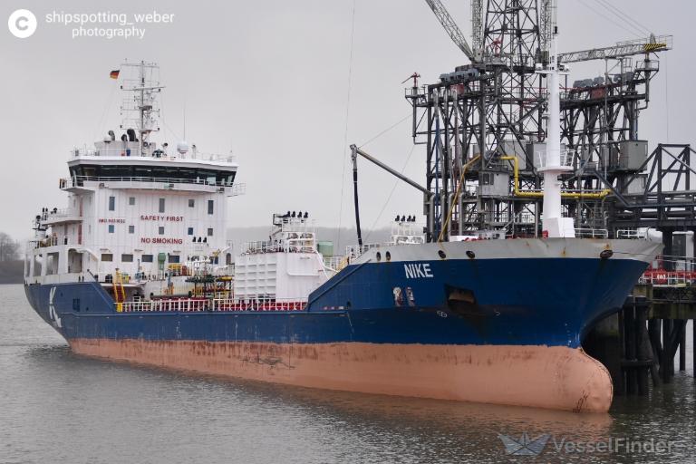 NIKE, Chemical/Oil Products Tanker - Details and current position - IMO ...