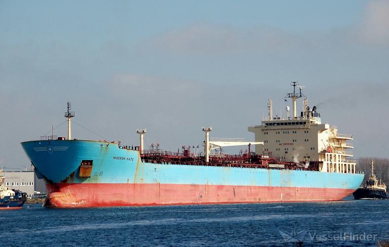 MAERSK KATE, Chemical/Oil Products Tanker - Scheepsdetails en huidige ...