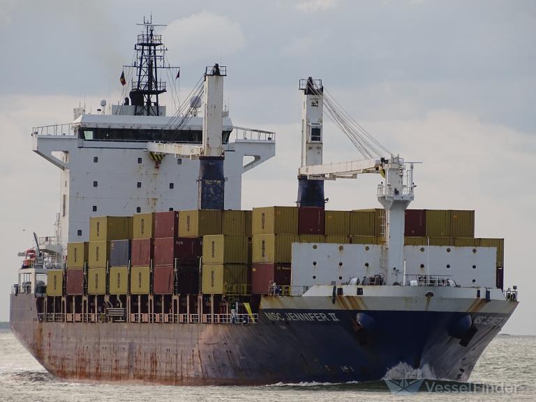 MSC JENNIFER II, Container Ship - Details and current position - IMO ...