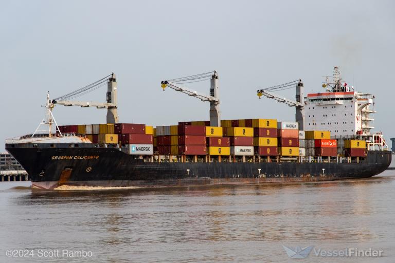 SEASPAN CALICANTO, Container Ship - Details and current position - IMO ...