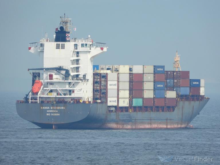 HANSA STEINBURG, Container Ship - Details and current position - IMO ...