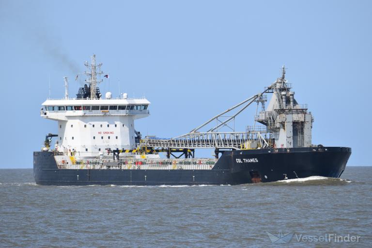 CSL THAMES, Self Discharging Bulk Carrier - Details and current ...
