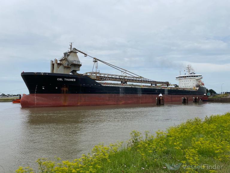CSL THAMES, Self Discharging Bulk Carrier - Details and current ...