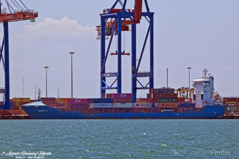 NINA A, Container Ship - Details and current position - IMO 9440605 ...