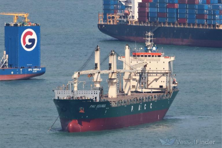 PAC SEGINUS, General Cargo Ship - Details and current position - IMO ...