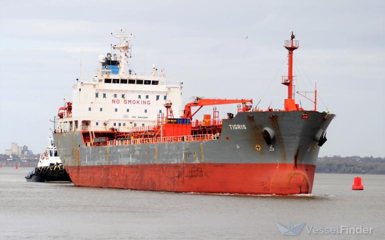 TIGRIS, Chemical/Oil Products Tanker - Details and current position ...