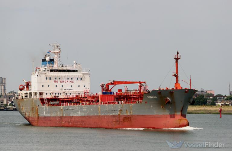 TIGRIS, Chemical/Oil Products Tanker - Details and current position ...