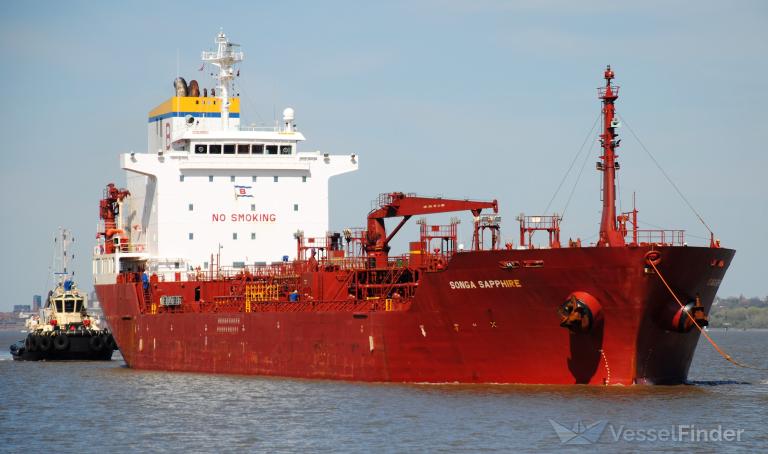 SONGA SAPPHIRE, Crude Oil Tanker - Details and current position - IMO ...