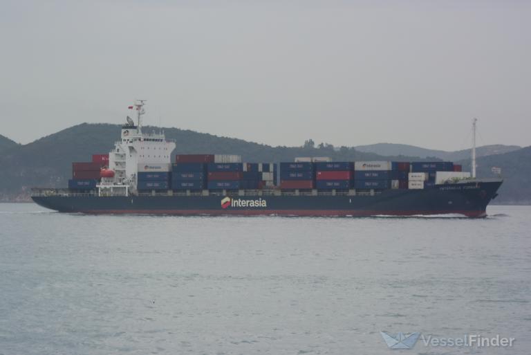 INTERASIA FORWARD, Container Ship - Details and current position - IMO ...