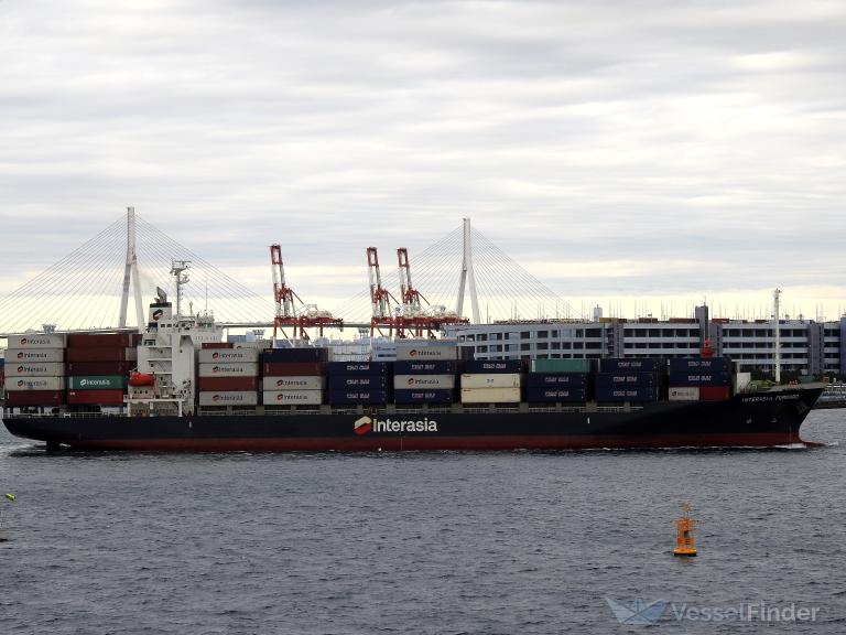 INTERASIA FORWARD, Container Ship - Details and current position - IMO ...