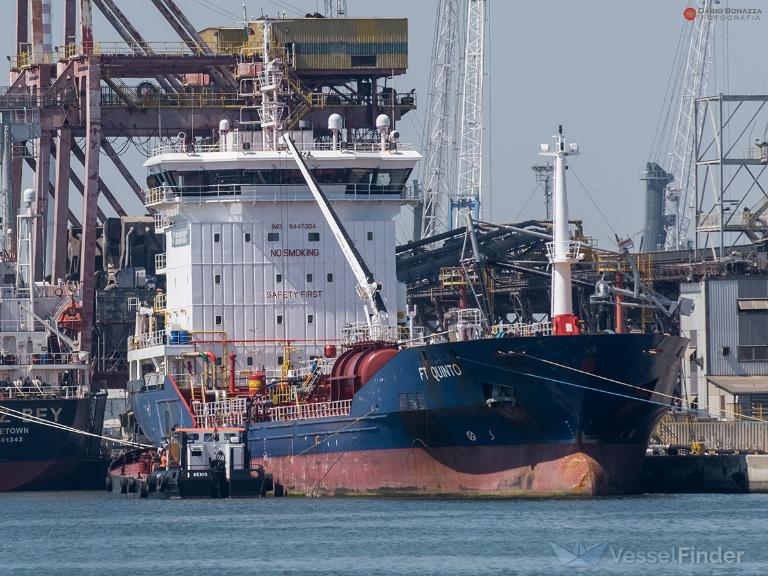 FT QUINTO, Chemical/Oil Products Tanker - Detalles del buque y posición ...