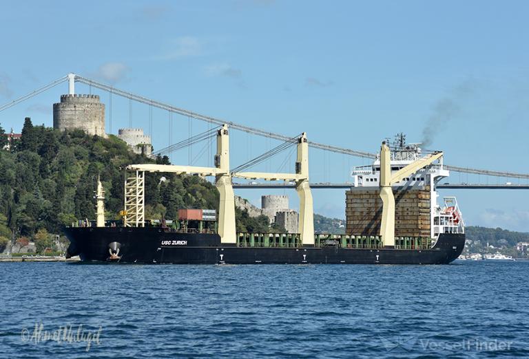 USG ZURICH, General Cargo Ship - Details and current position - IMO ...