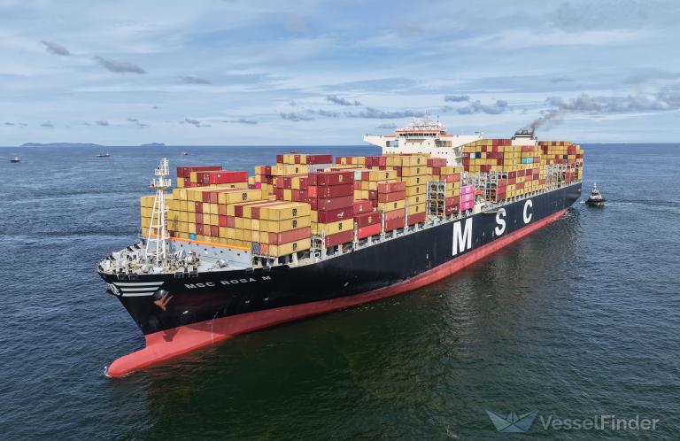 MSC ROSA M, Container Ship - Details and current position - IMO 9461398 ...