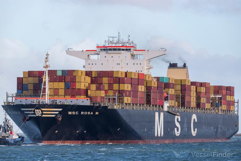 MSC ROSA M, Container Ship - Details and current position - IMO 9461398 ...