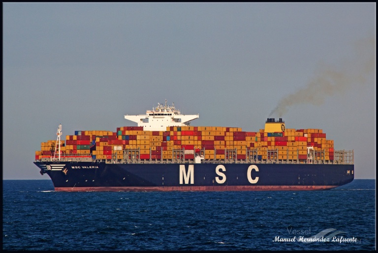 MSC VALERIA, Container Ship - Gemi detayları ve güncel harita konumu ...