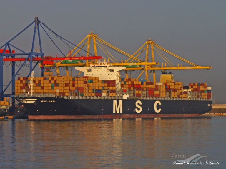 MSC BARI, Container Ship - Schiffsdaten und aktuelle Position - IMO ...