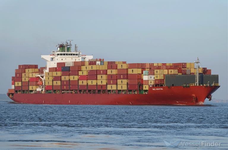 MSC HOUSTON V, Container Ship - Details and current position - IMO ...