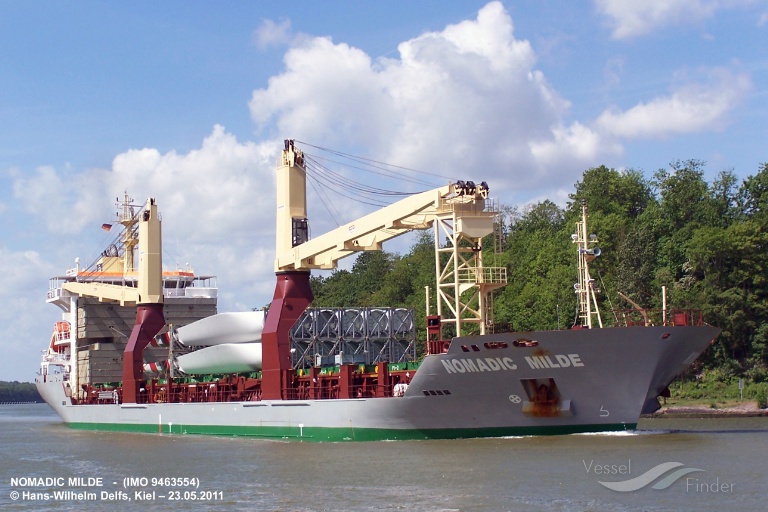NOMADIC MILDE, General Cargo Ship - Details and current position - IMO ...