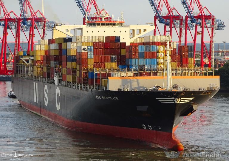 MSC REGULUS, Container Ship - Details and current position - IMO ...