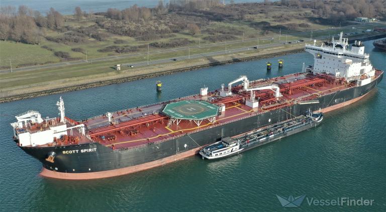 SCOTT SPIRIT, Crude Oil Tanker - Details and current position - IMO ...