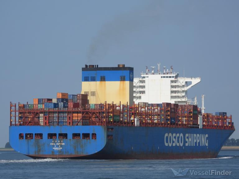 CSCL JUPITER, Container Ship - Details and current position - IMO ...