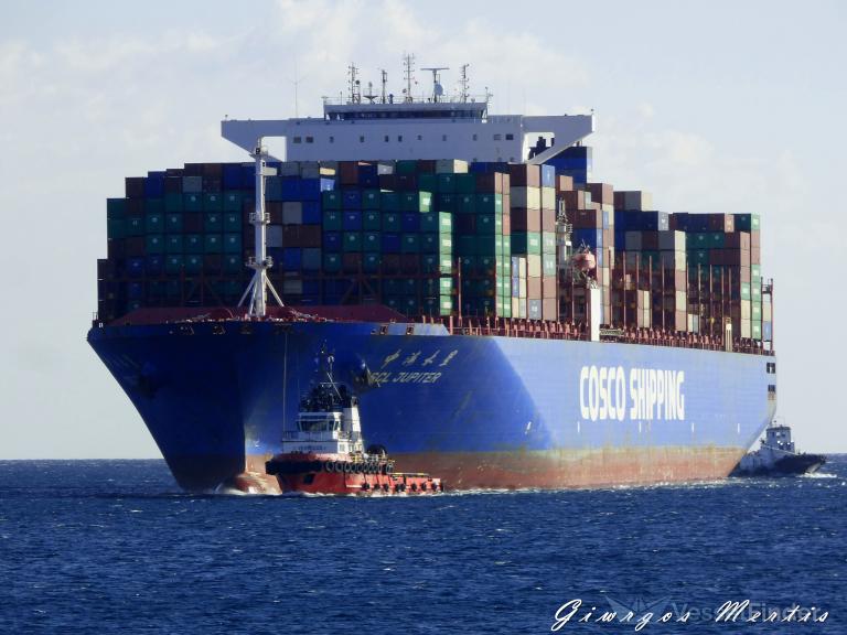 CSCL JUPITER, Container Ship - Details and current position - IMO ...