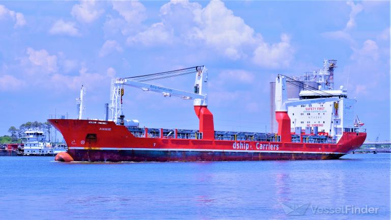 ANNIE, General Cargo Ship - Details and current position - IMO 9468097 ...