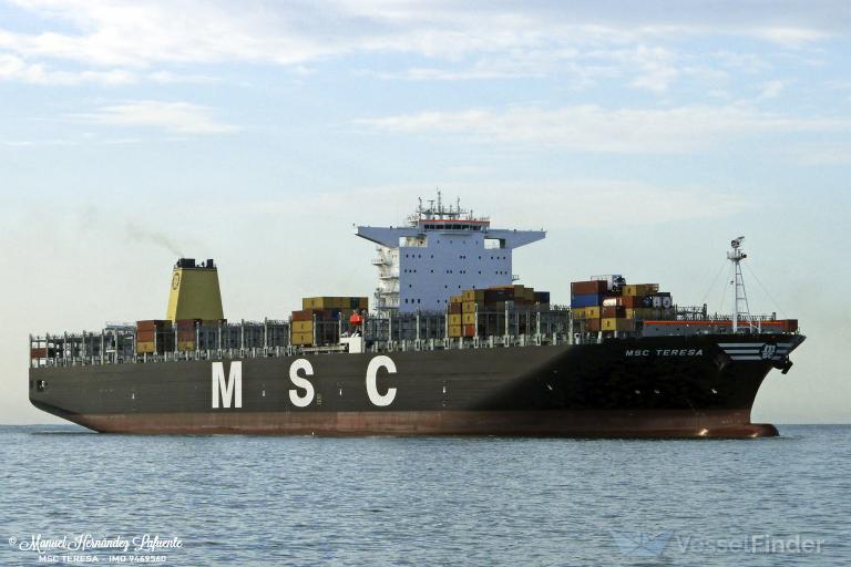 MSC TERESA, Container Ship - Details and current position - IMO 9469560 ...