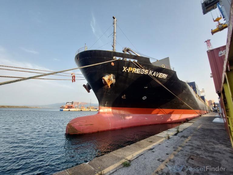 X-PRESS KAVERI, Container Ship - Details and current position - IMO ...