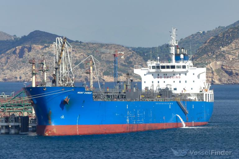 MOUNT EVEREST, Chemical/Oil Products Tanker - Details and current ...