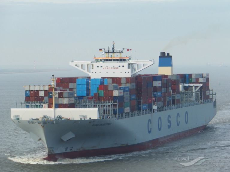 COSCO DEVELOPMENT, Container Ship - Details and current position - IMO ...