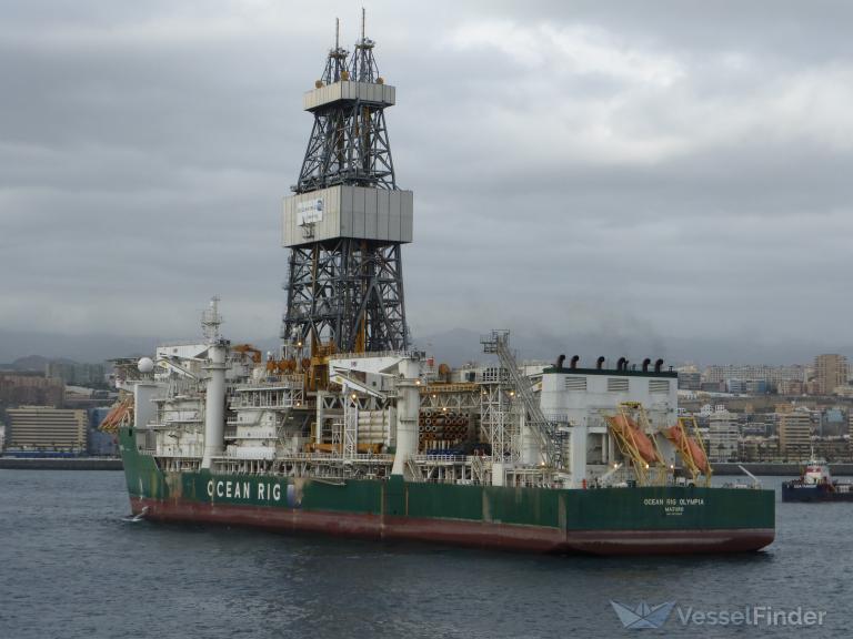 OCEAN RIG OLYMPIA, Drilling Ship - Details and current position - IMO ...