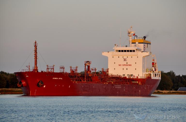 SONGA OPAL, Chemical/Oil Products Tanker - Details and current position ...