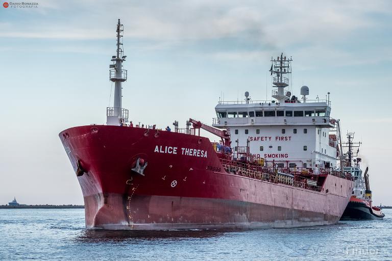 ALICE THERESA, Chemical/Oil Products Tanker - Details and current ...