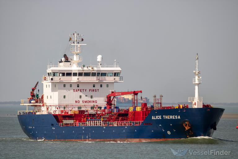 ALICE THERESA, Chemical/Oil Products Tanker - Details and current ...