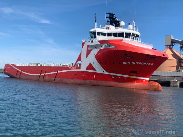 REM SUPPORTER, Offshore Tug/Supply Ship - Dettagli della nave e posizione attuale - IMO 9482330 ...