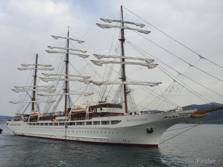 SEA CLOUD SPIRIT, Passenger (Cruise) Ship - Details and current ...