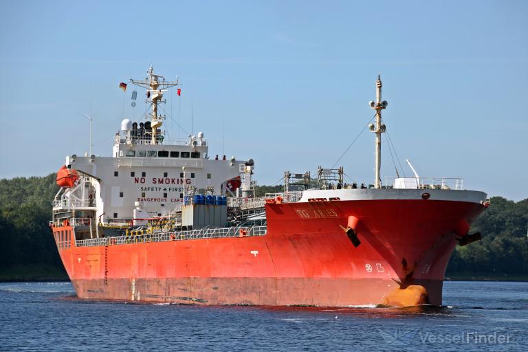 TG ARIES, Chemical/Oil Products Tanker - Details and current position ...