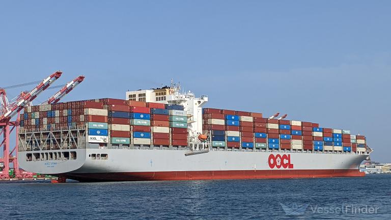 OOCL UTAH, Container Ship - Details and current position - IMO 9486087 ...