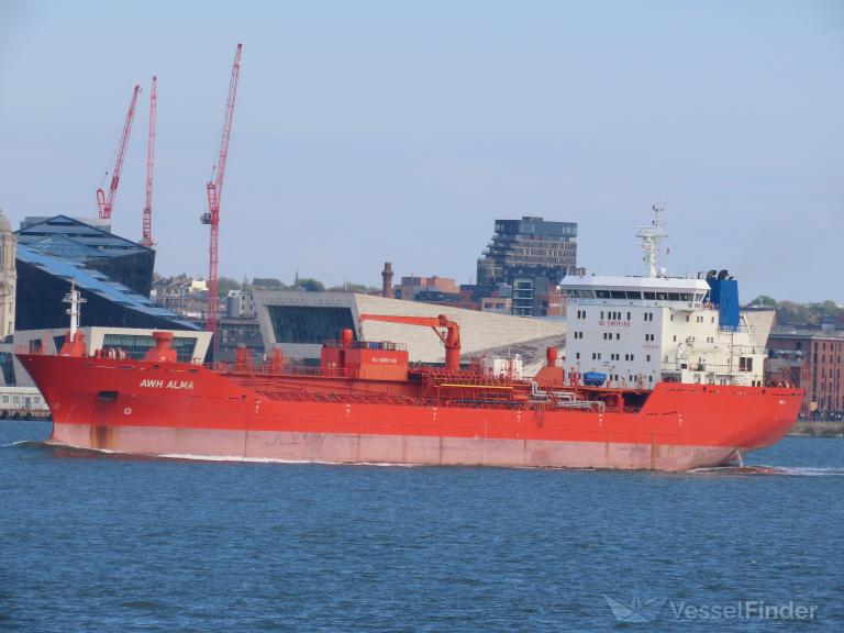 MT AWH ALMA, Chemical/Oil Products Tanker - Details and current ...
