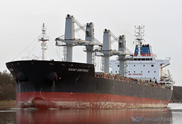 SAINT DIMITRIOS, Bulk Carrier - Details and current position - IMO ...